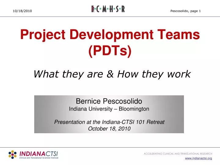 PPT - Project Development Teams (PDTs) PowerPoint Presentation, free ...