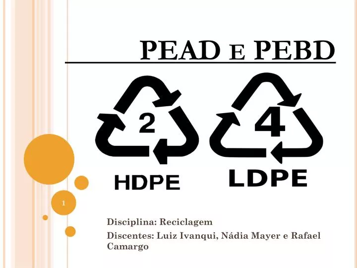 PPT - PEAD e PEBD PowerPoint Presentation, free download - ID:4577102