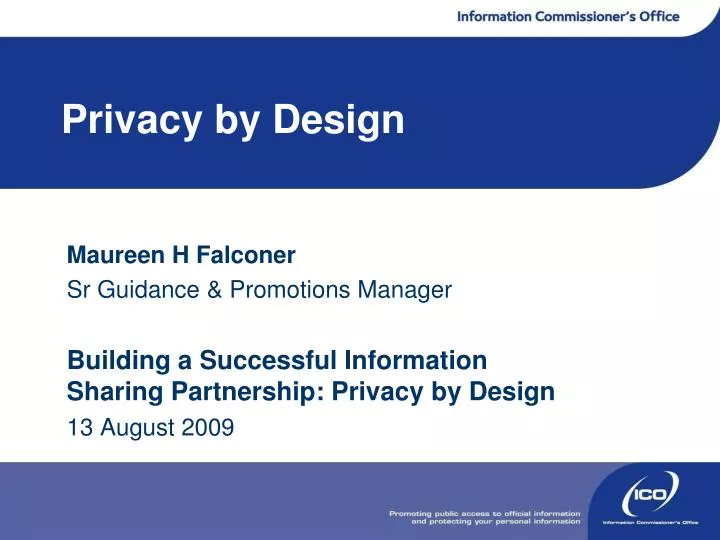 PPT - Privacy by Design PowerPoint Presentation, free download - ID:4577521