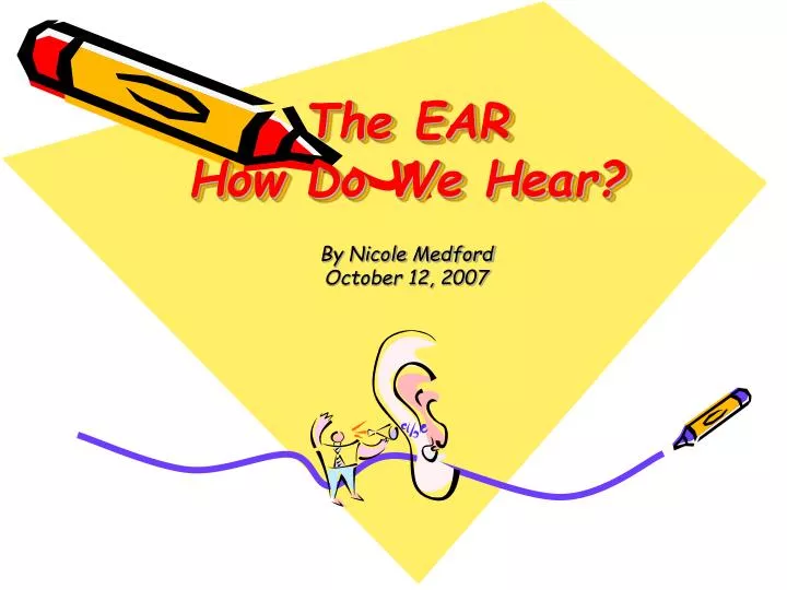 PPT - The EAR How Do We Hear? PowerPoint Presentation, free download ...