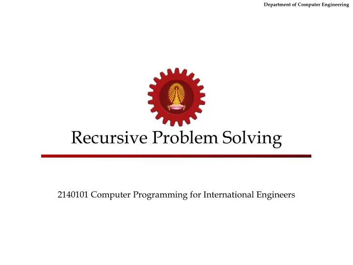 PPT - Recursive Problem Solving PowerPoint Presentation, free download ... PPT - Recursive Problem Solving PowerPoint Presentation, free download ...
