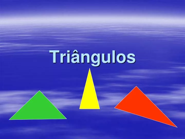PPT - Triângulos PowerPoint Presentation, free download - ID:4578332