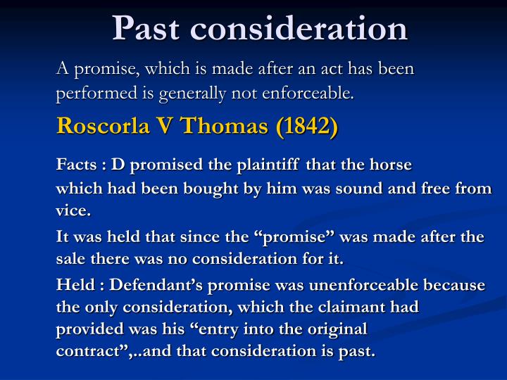 PPT - Law of Contract Consideration PowerPoint Presentation - ID:4578438