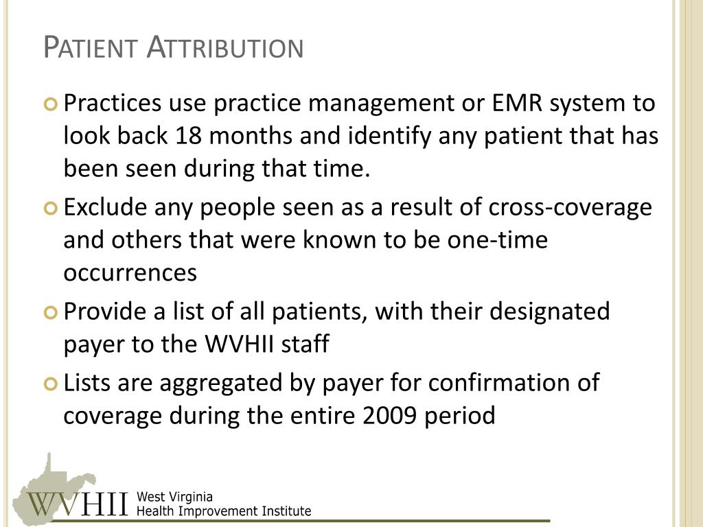 PPT - West Virginia Medical Home Incentive Pilot PowerPoint ...