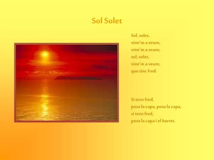 PPT - Sol Solet PowerPoint Presentation, free download - ID:4580058