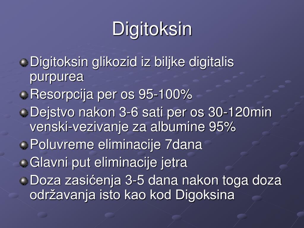 PPT - Trovanja lekovima u terapiji bolesti KVS PowerPoint Presentation ...