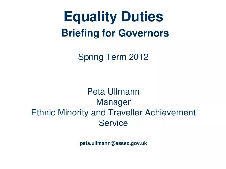 PPT - Equality Act 2010 PowerPoint Presentation, free download - ID:4581551