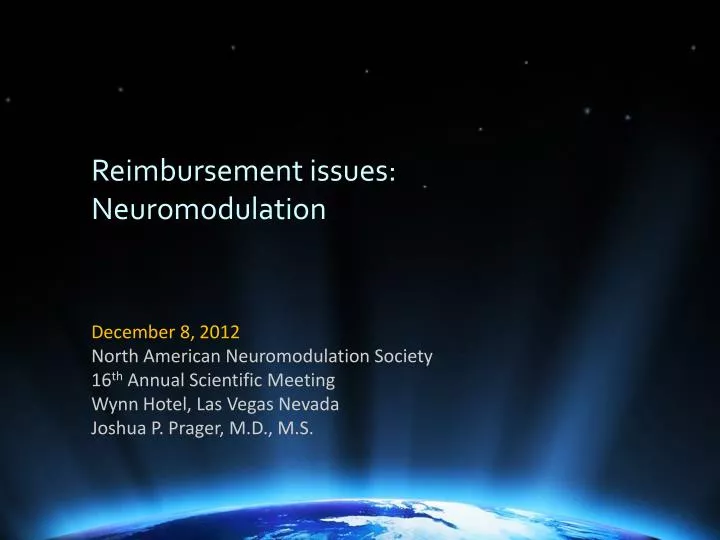 PPT - Reimbursement issues: Neuromodulation PowerPoint Presentation ...