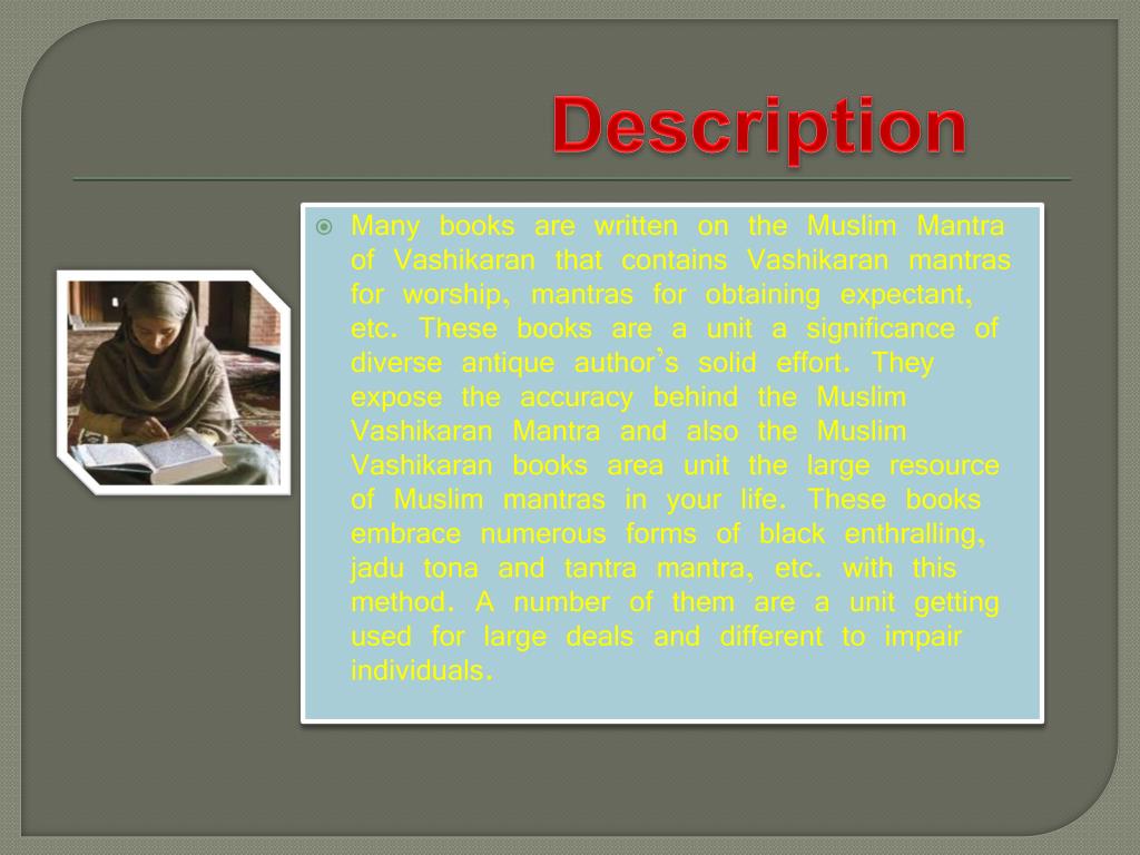 PPT - Most Dominant Muslim Mantra Book of Vashikaran PowerPoint ...