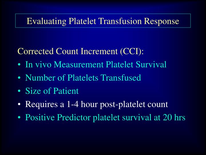PPT - Platelet Refractoriness PowerPoint Presentation - ID:4582667