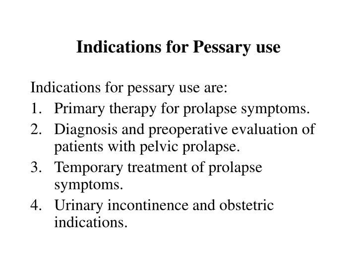 PPT - PESSARY CARE PowerPoint Presentation - ID:4583732