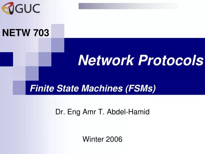 PPT - Network Protocols PowerPoint Presentation, free download - ID:4584376