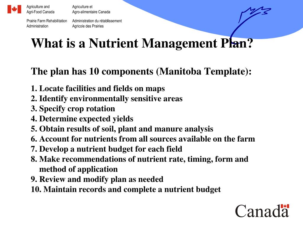 PPT Nutrient Management Planning Canada Manitoba Farm Stewardship