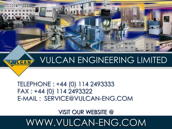PPT - VULCAN ENGINEERING LIMITED PowerPoint Presentation, free download ...