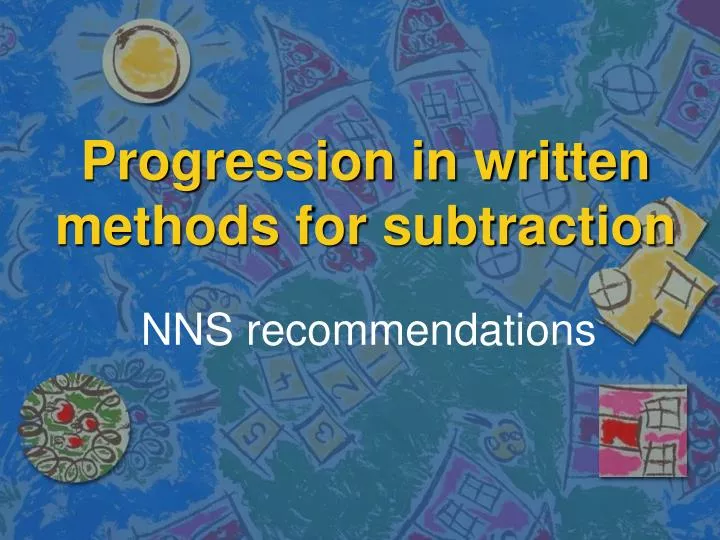 PPT - Progression in written methods for subtraction PowerPoint ...