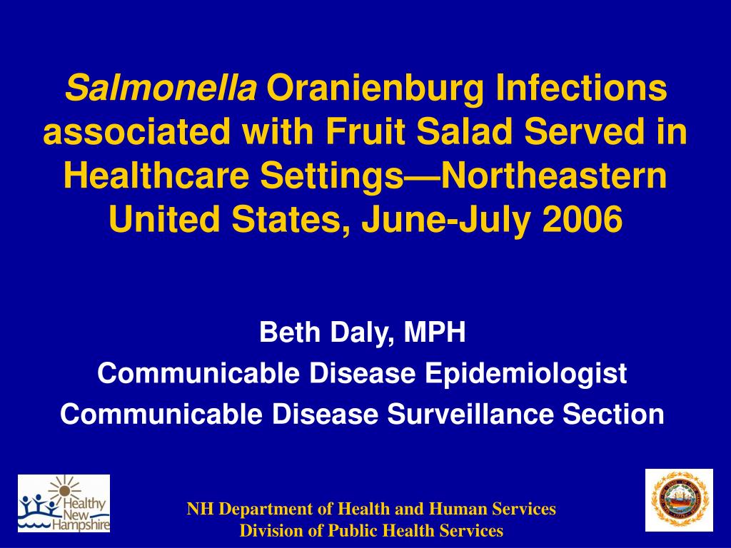 PPT - Beth Daly, MPH Communicable Disease Epidemiologist Communicable ...
