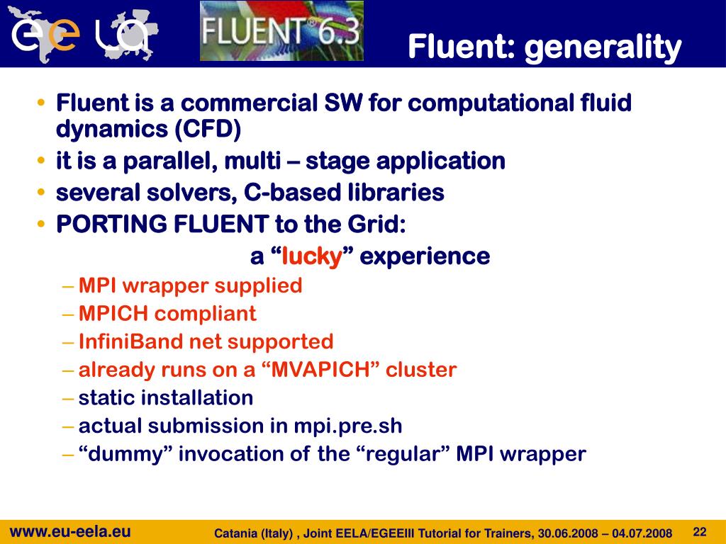 Ppt Porting Mpi Applications Use Cases Openfoam Fluent Powerpoint Presentation Id4585565