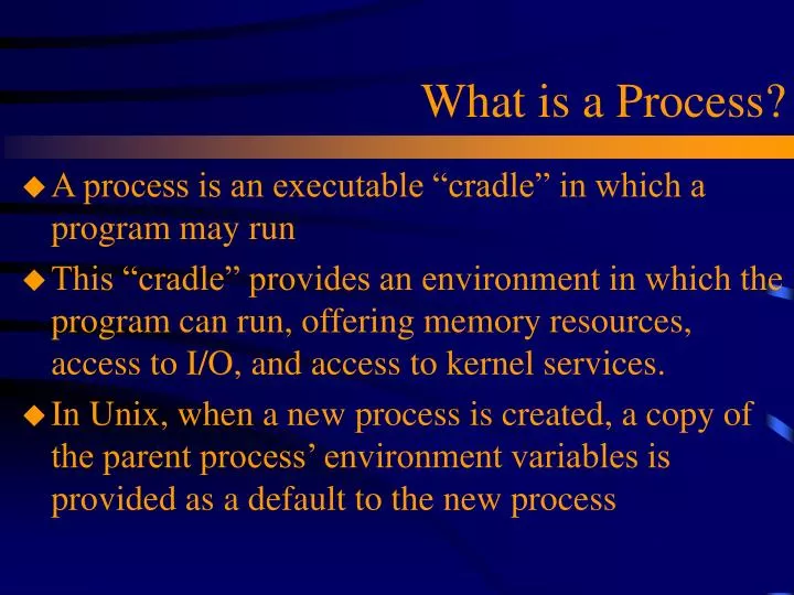 PPT - What is a Process? PowerPoint Presentation, free download - ID ...