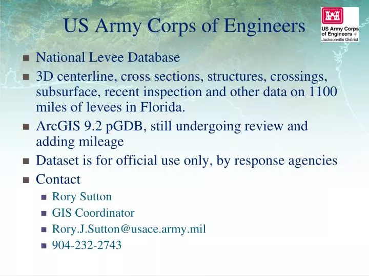 PPT - US Army Corps of Engineers PowerPoint Presentation, free download ...