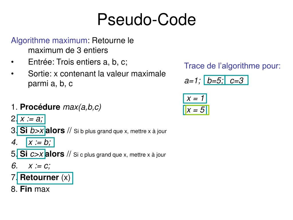 PPT - Introduction à l’algorithmique PowerPoint Presentation, free ... PPT - Introduction à l’algorithmique PowerPoint Presentation, free ...