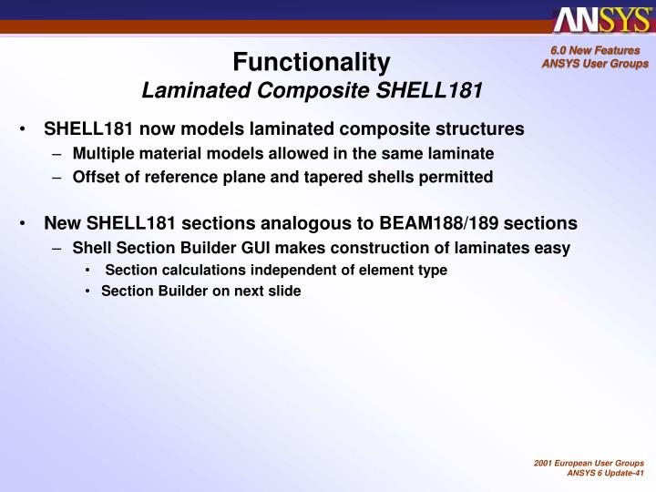 PPT - ANSYS 6.0 New Features PowerPoint Presentation - ID:4586373