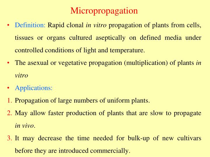 PPT - Plant Tissue Culture PowerPoint Presentation - ID:4586944