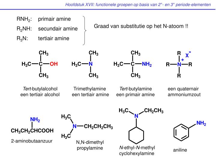 PPT - HOOFDSTUK XVII: Functionele groepen op basis van tweede- en ...