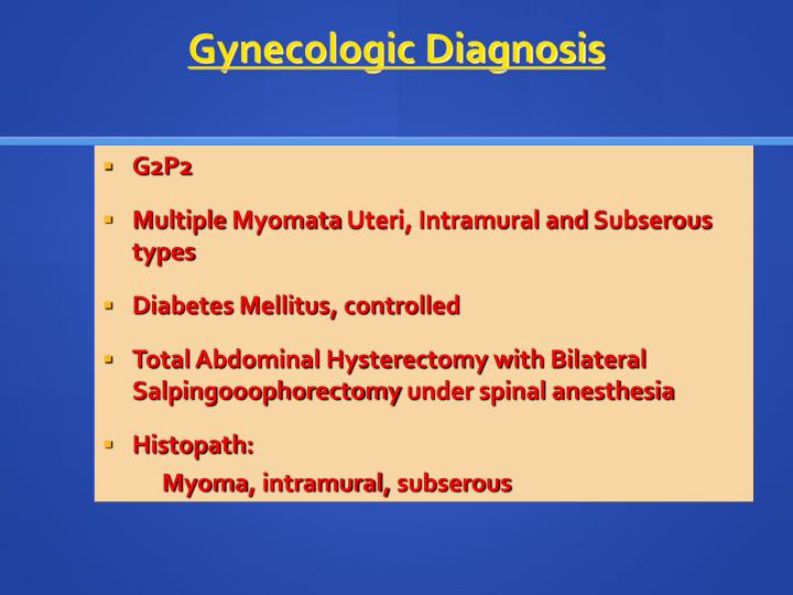 PPT - THE FINAL WORD: Obstetric and Gynecologic Diagnostic Nomenclature ...