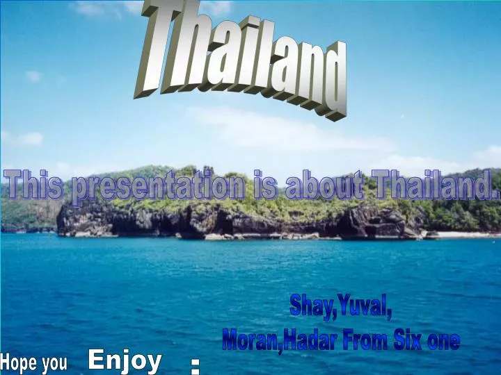 PPT - Thailand PowerPoint Presentation, free download - ID:4588598