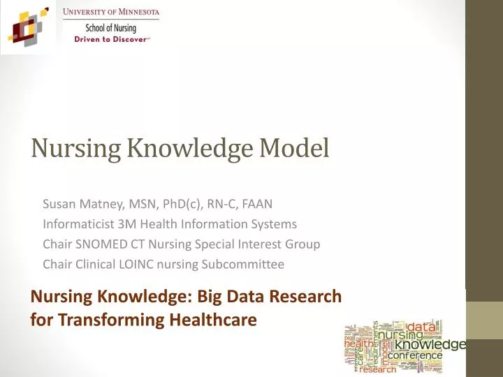 PPT - Nursing Knowledge Model PowerPoint Presentation, free download ...