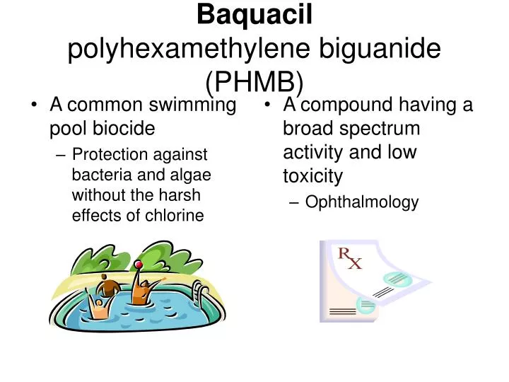 PPT - Baquacil polyhexamethylene biguanide (PHMB) PowerPoint ...