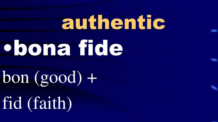 PPT - authentic PowerPoint Presentation, free download - ID:4588817