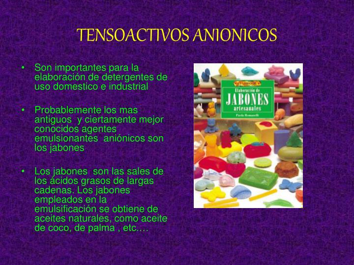 PPT - TENSOACTIVOS PowerPoint Presentation - ID:4589109