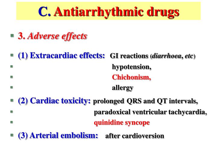 PPT - Antiarrhythmic drugs PowerPoint Presentation - ID:4589298