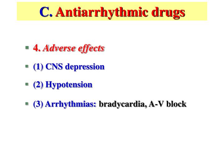 PPT - Antiarrhythmic drugs PowerPoint Presentation - ID:4589298