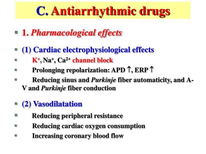 PPT - Antiarrhythmic drugs PowerPoint Presentation - ID:4589298