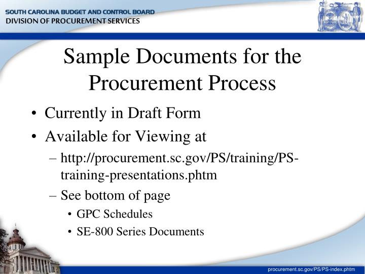 PPT - Project Acquisition Under the Consolidated Procurement Code ...