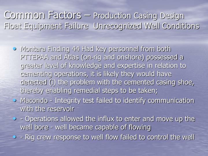PPT - Systemic Management Failures IN WELL CONTROL & WELL INTEGRITY ...
