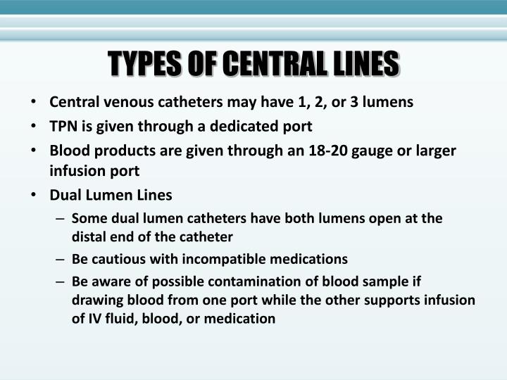 PPT - Central Lines: Patient Safety Considerations PowerPoint ...