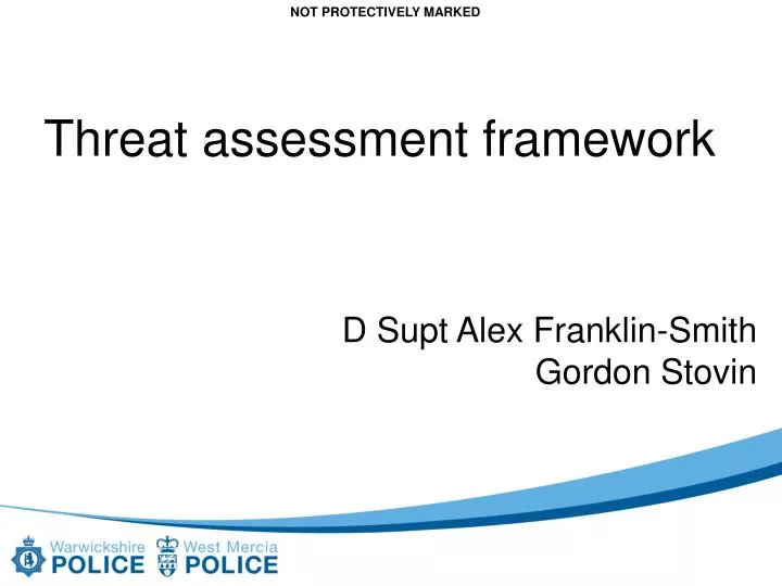 PPT - Threat assessment framework PowerPoint Presentation, free ...