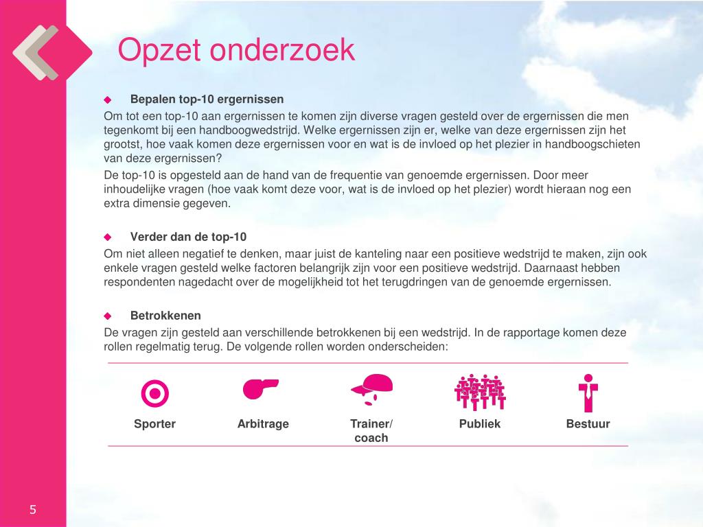 PPT - top-10 Ergernissen bij handboogwedstrijden NHB & NOC NSF ...