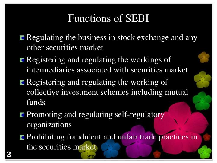 PPT - THE SECURITIES AND EXCHANGE BOARD OF INDIA (SEBI) PowerPoint ...