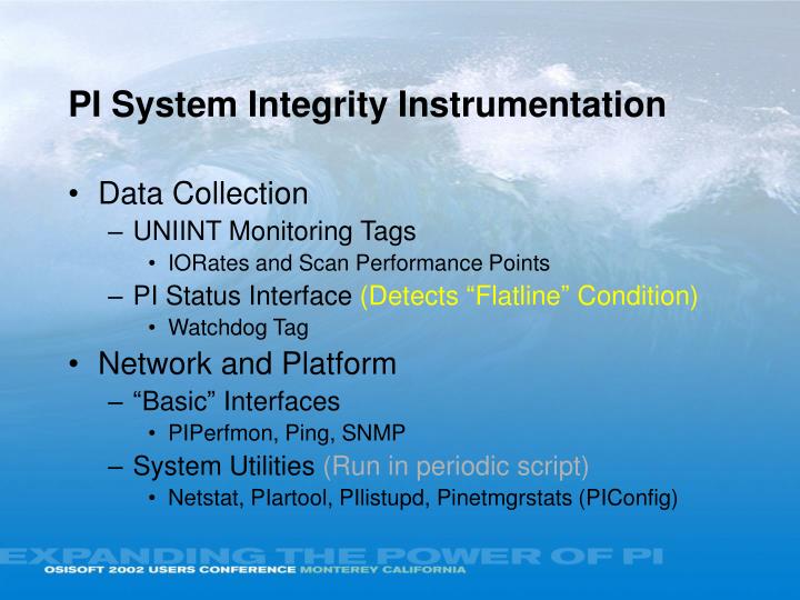PPT - PI System Management PowerPoint Presentation - ID:4594519