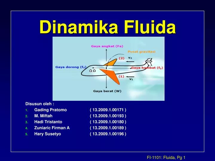 PPT - Dinamika Fluida PowerPoint Presentation, free download - ID:4594566