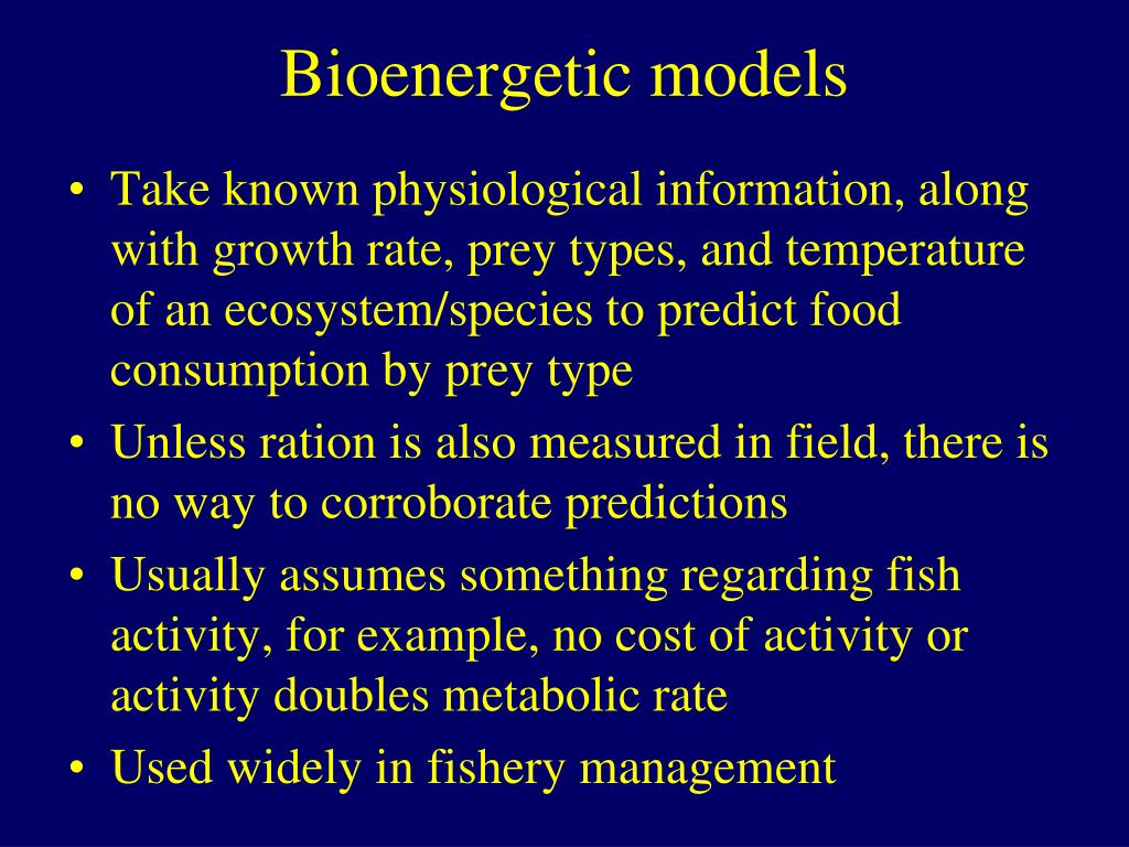 PPT - A field energy budget for northern pike, an aquatic piscivore ...