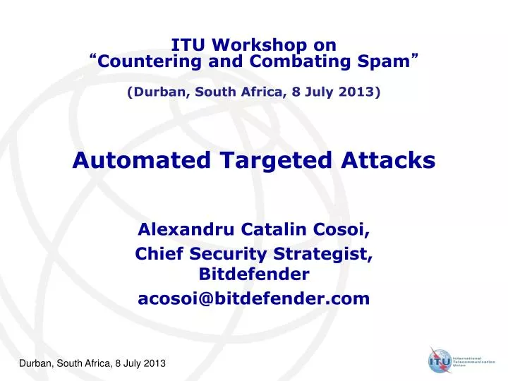PPT - Automated Targeted Attacks PowerPoint Presentation, free download ...