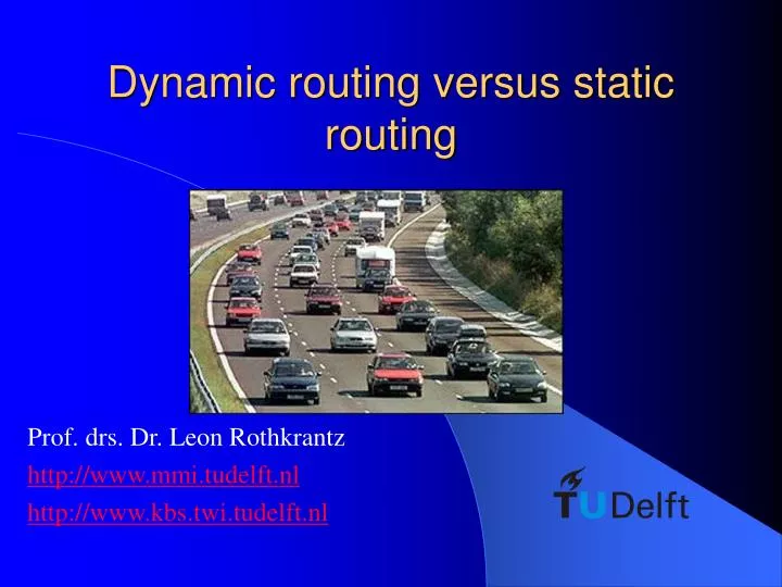 Ppt Dynamic Routing Versus Static Routing Powerpoint Presentation 6361