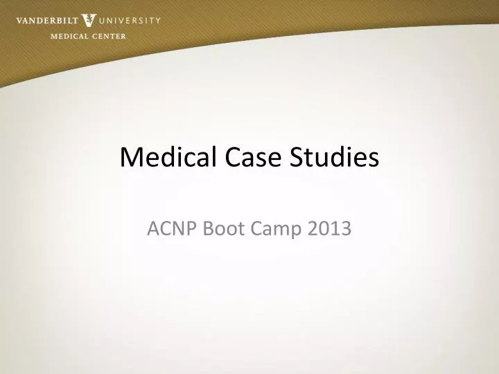 PPT - Medical Case Studies PowerPoint Presentation, free download - ID ...