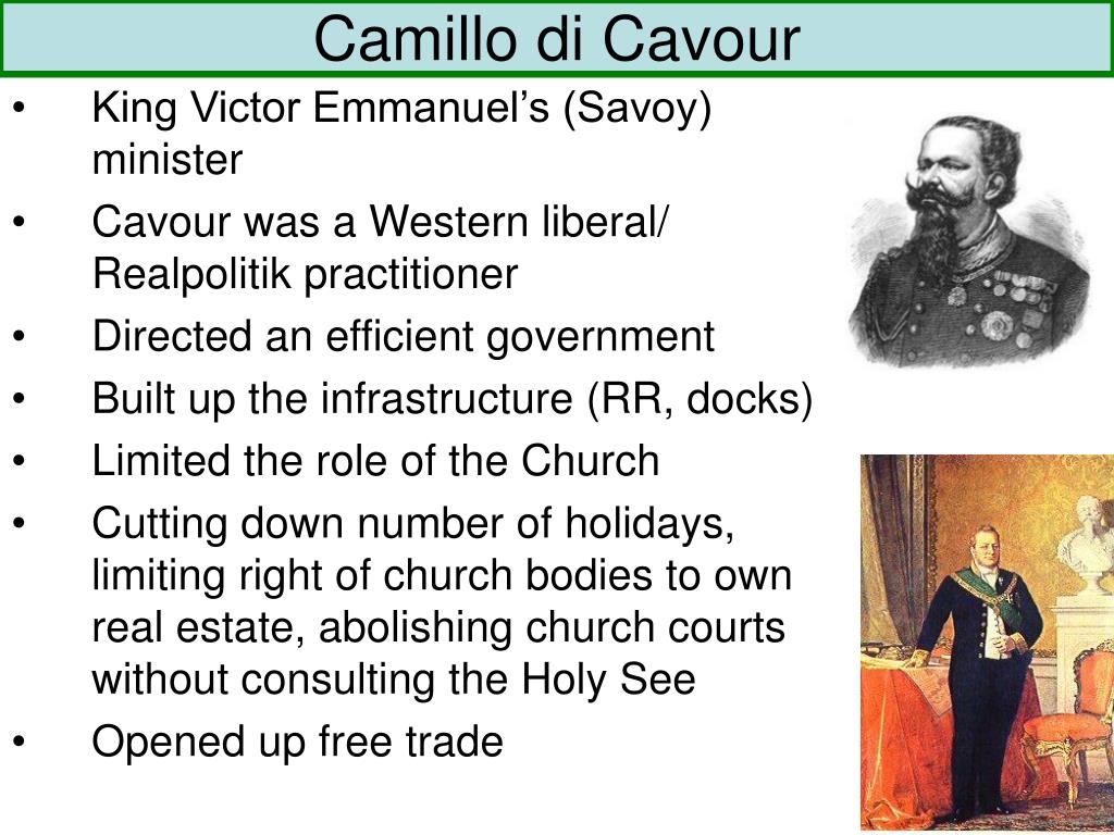 PPT - Cavour and the Italian War of 1859: The Unification of Italy ...