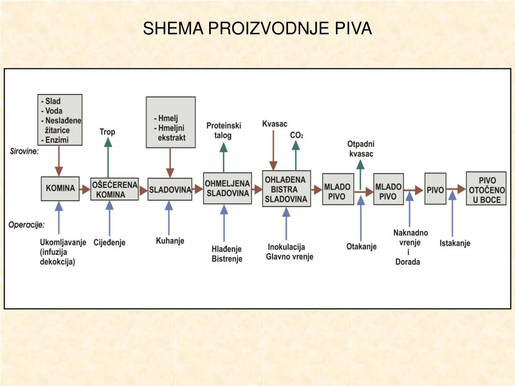 PPT - Karakteristike pojedinih biotehnoloških procesa (pivo, vino ... PPT - Karakteristike pojedinih biotehnoloških procesa (pivo, vino ...